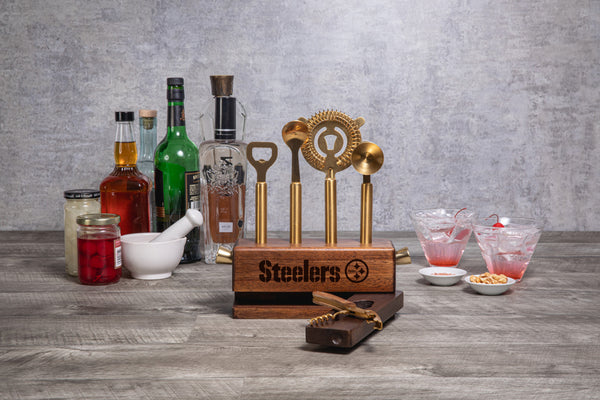 Pittsburgh Steelers - Sidecar 5-Piece Bar Tool Set – PICNIC TIME FAMILY ...