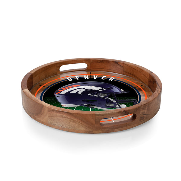 Denver Broncos - Barista Serving Tray with Glass Insert – PICNIC TIME ...