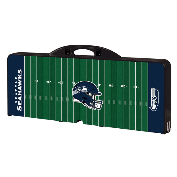 Seattle Seahawks - Picnic Table Portable Folding Table with Seats ...