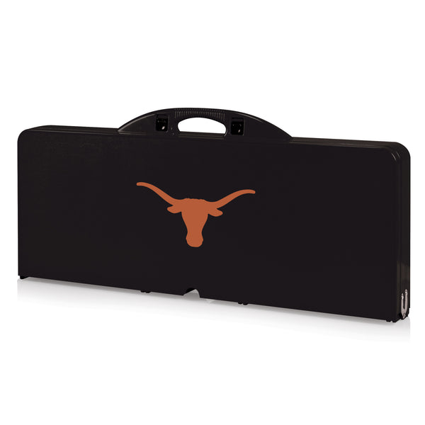 Texas Longhorns - Picnic Table Portable Folding Table with Seats ...