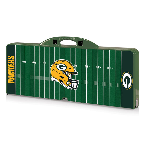 Green Bay Packers - Picnic Table Portable Folding Table with Seats ...
