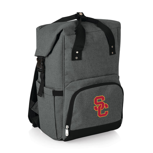 USC Trojans - On The Go Roll-Top Backpack Cooler – PICNIC TIME FAMILY ...