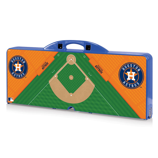 Houston Astros - Picnic Table Portable Folding Table with Seats ...