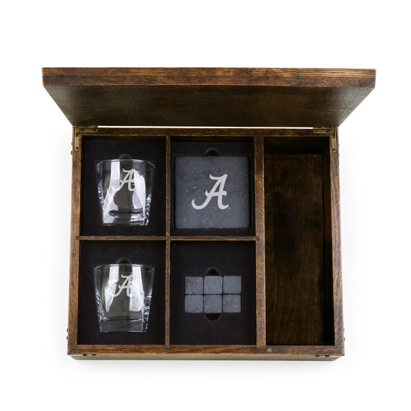 Alabama Crimson Tide - Whiskey Box Gift Set – PICNIC TIME FAMILY OF BRANDS