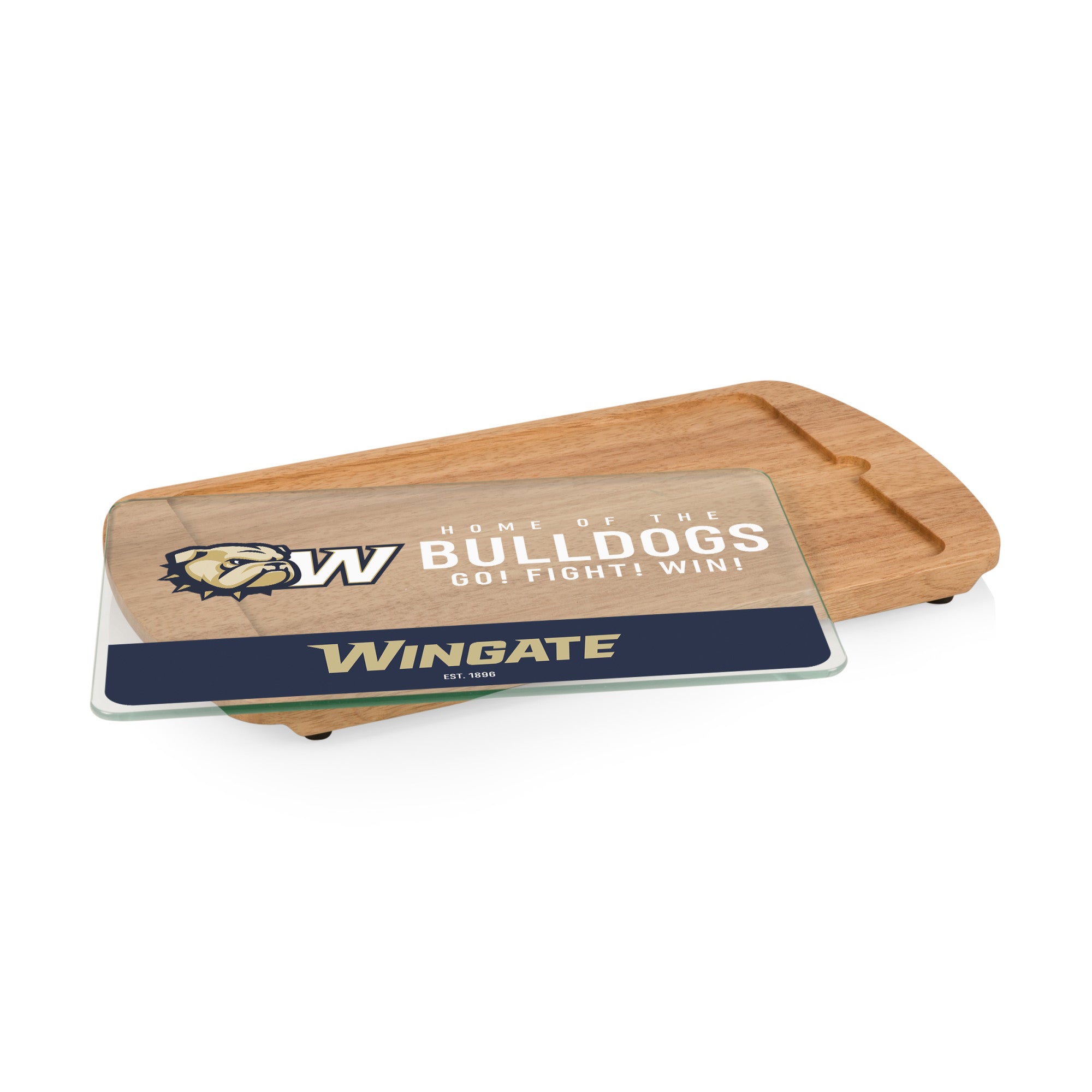 Wingate University Bulldogs - Billboard Glass Top Serving Tray – PICNIC ...