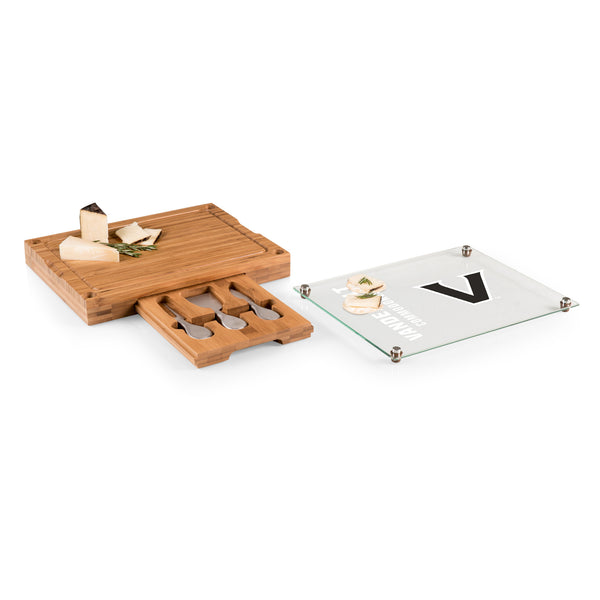 Vanderbilt Commodores - Concerto Glass Top Cheese Cutting Board & Tools ...